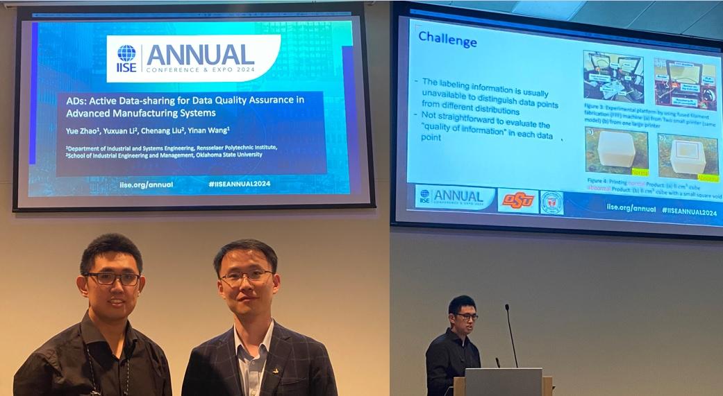 PhD Student Yue Zhao Presents at IISE Annual Conference | Industrial ... PhD Student Yue Zhao Presents at IISE Annual Conference | Industrial ...